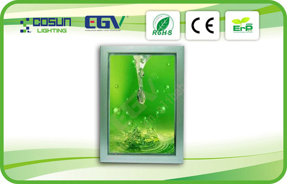 Restaurant / Subway Snap Frame LED Light Box 40mm With Double Side