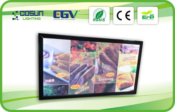 20mm 24V Acrylic / Aluminium Snap Frame Light Box With Low Power Consumption For Show Hall