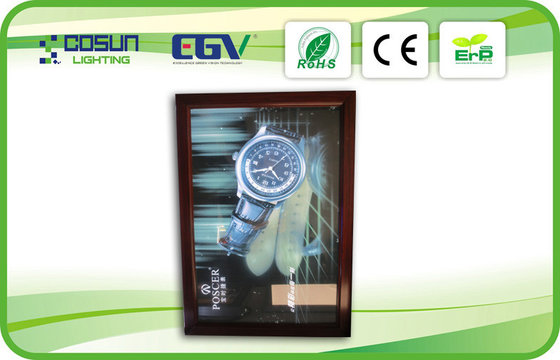 12v / 24v High Brightness LED Advertising Snap Frame Light Box With Single Side , OEM ODM