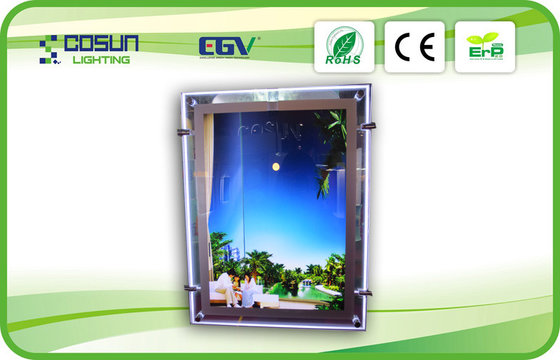Edge Lit Crystal Slim Light Box