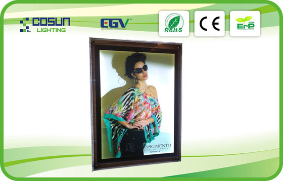 Double Sided LED Crystal Slim Light Box