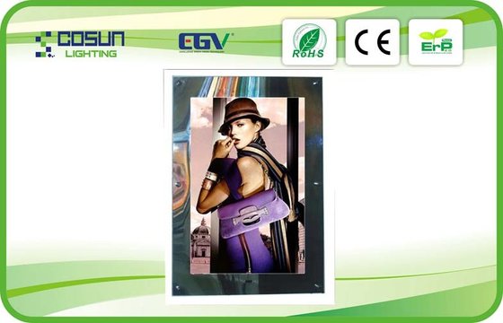 Square LED Magic Mirror Light Box Illuminated PMMA , SMD3528 LED 10mm Thickness