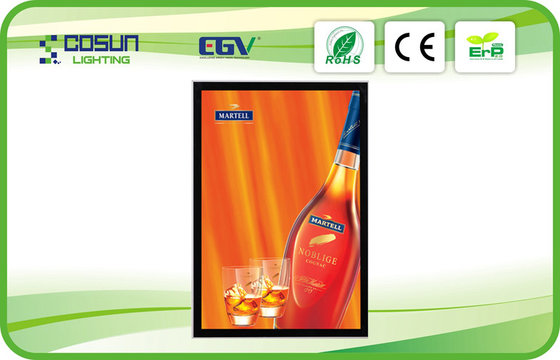 LED Wall Mounted magnetic Light Box Illuminated / LED Slim Light Box