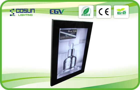 Aluminium Slim LED Light Box 24V / 12V , Magnetic Light Box Wall Mounted