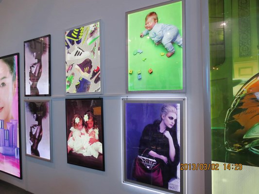 Advertising Profile Snap Frame Light Box Slim-lite Laser guide panel