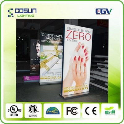 Advertising Display Frameless Textile Light Box Energy Efficient