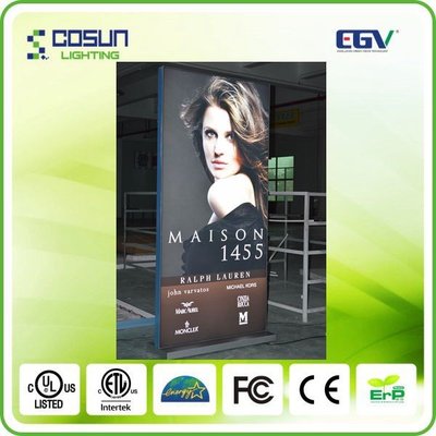 High Brightness Textile tensioned light box , Super Slim Fabric Face LED Light Box