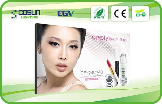 Low Power LED Fabric Light Box With Motion Sensor Acrylic For Airport