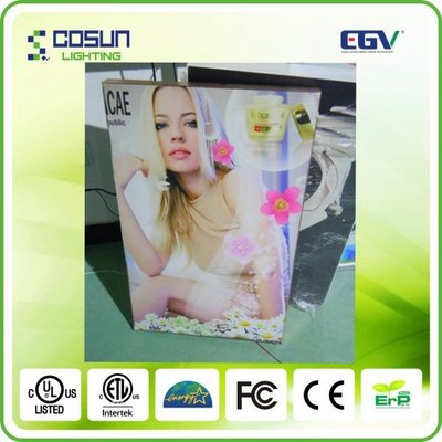 Single Side Textile Light Box Motion Sensor For Advertisement  Display