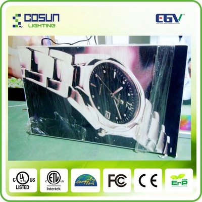 PMMA Wall Mount LED Textile Light Box / 24 Volt Customized SMD3528 LED