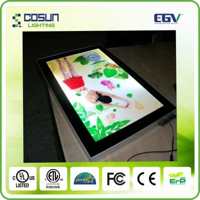 Super Bright Magnetic Led Light Box SMD3528 With Single Side For restaurant display