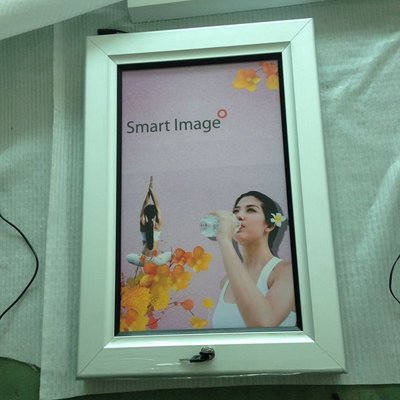 Waterproof  illuminated poster frames 594x840x55 mm With One Key Lock