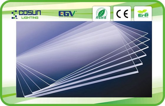 Indoor Transparent Light Guide Panel Non-Pollution 5 Years Life