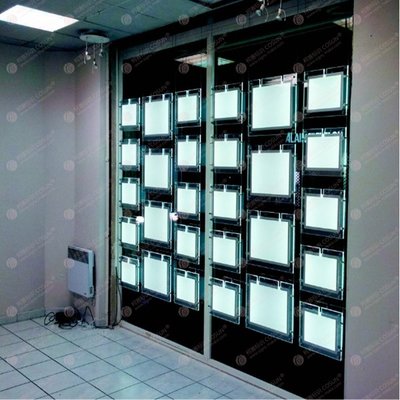 Suspend Hanging Super Slim Advertising Acrylic Sheet Poster Frame/ Cystal Light Box