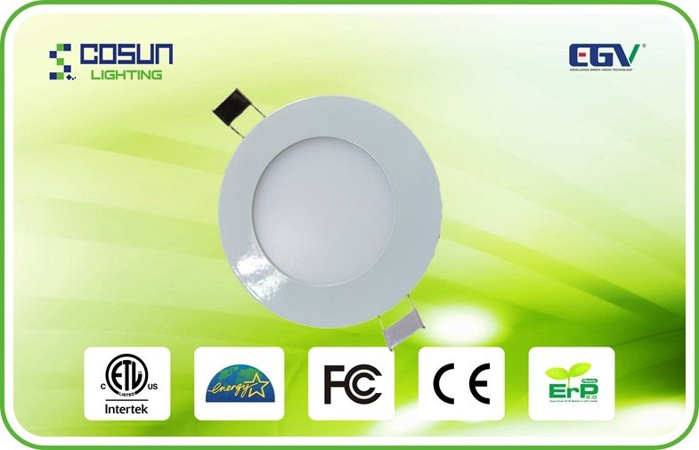 80CRI 6500K Indoor 425lm Dimmable LED Downlights / 3 Inch Downlight for Airport , IP50