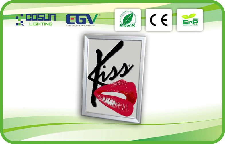 Acrylic Snap Frame Light Box Slim , Double Side Frame Light Box For Show Hall