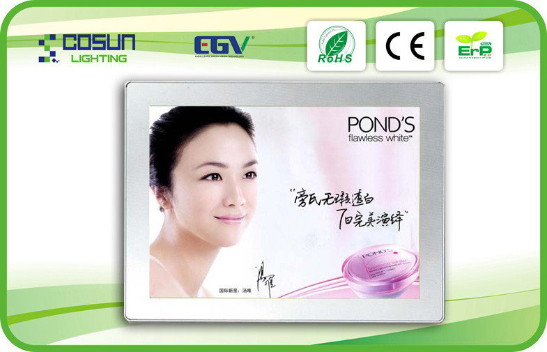 20mm Customized Aluminium Magnetic LED Light Box With Single Side For Photo Studio