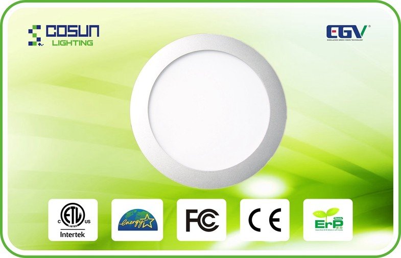 Ultra Thin 11mm Dimmable LED Downlights IP50 , 15W High Brightness 8 inch Downlight