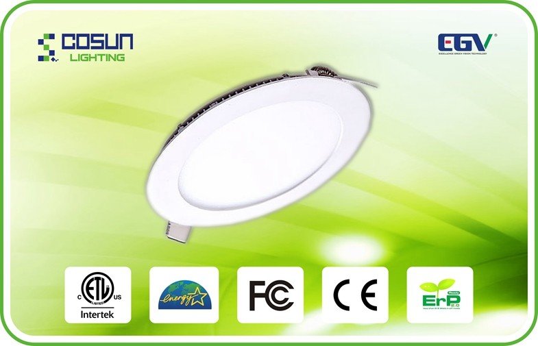 15W SMD3014 Home Dimmable LED Downlights With 80 Ra , Ultra Thin 8 Inch Downlight