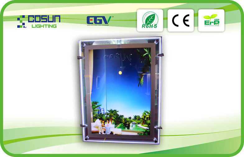 Edge Lit Crystal Slim Light Box