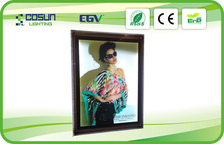 Double Sided LED Crystal Slim Light Box