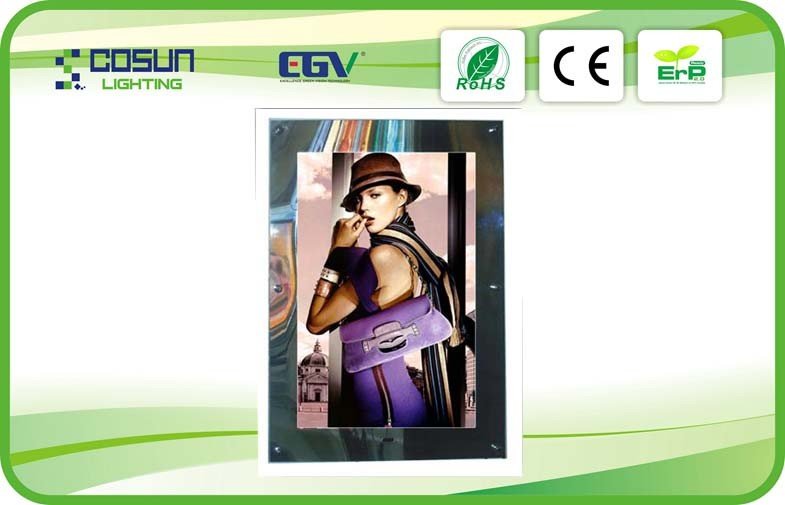 Square LED Magic Mirror Light Box Illuminated PMMA , SMD3528 LED 10mm Thickness
