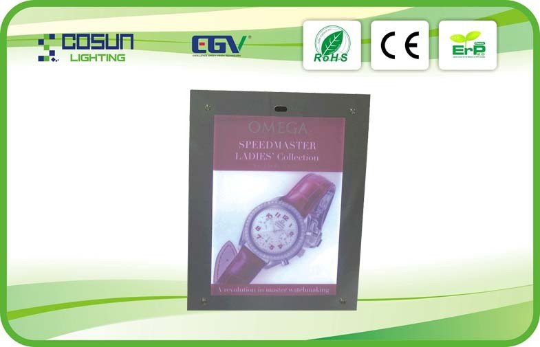 Sensor Advertising Textile Light Boxes For Office / Acrylic SMD3528 LED