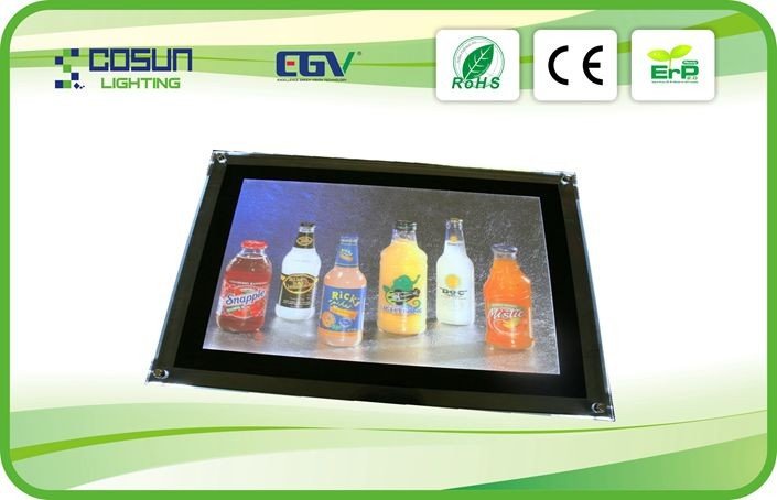 Super Slim Crystal Led Light Box 8m Acrylic For Indoor Decoration