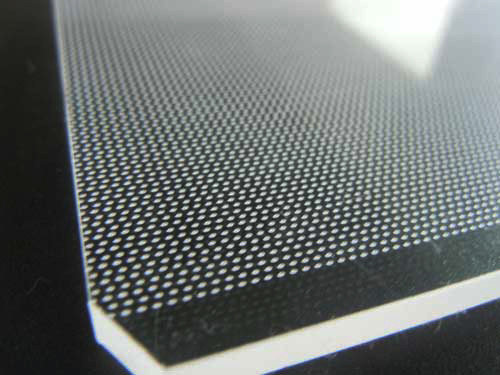 12mm Laser Dotted High Uniformity Flat Shape LED Light Guide Plate