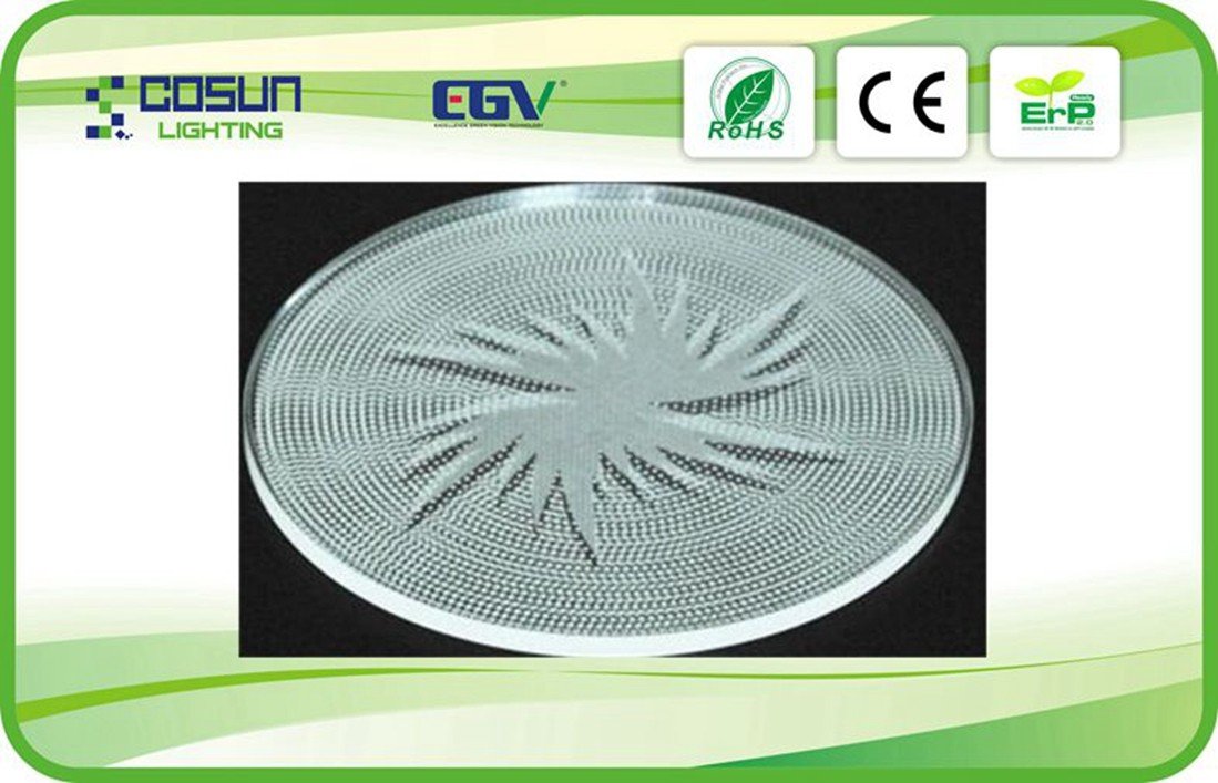 Round  LED Light Guide Plate optical acrylic sheet 85% Efficiency