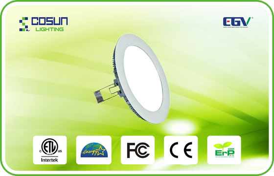High Brightness Embedded 6 inch Downlight / 765LM 8W Energy Saving LED Lights For Office