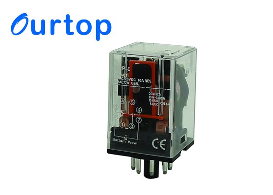 Miniature Electromagnetic Relay General Purpose Power Relay 6V~220VDC Coil Voltage