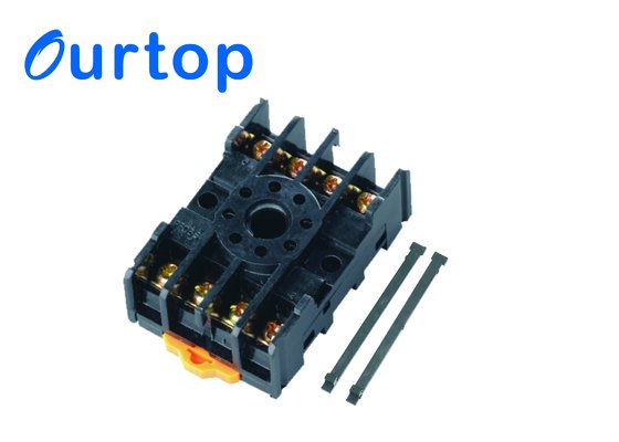 PF085A Din Rail Relay Socket For Relay AH3-N , 5 Pin Relay Socket No Module