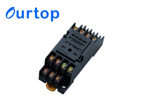 My4 Din Rail Mounted Waterproof Relay Socket 14 Pin Relay Base 5A PYF14A