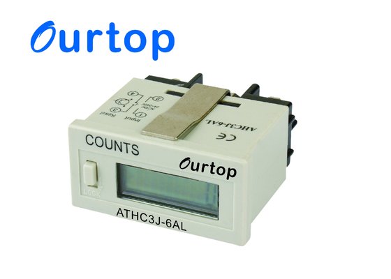 6 Bit Mechanical Digital Running Hour Meter Counter , Industrial Waterproof Hour Meter