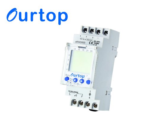 ATHC622 Model Din Rail Timer Switch  2 changeover  switch Ourtop