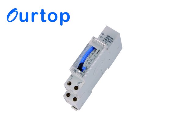 24 Hour Mechanical Programmable Timer Switch DIN Rail Mounted 96 Switching Segments