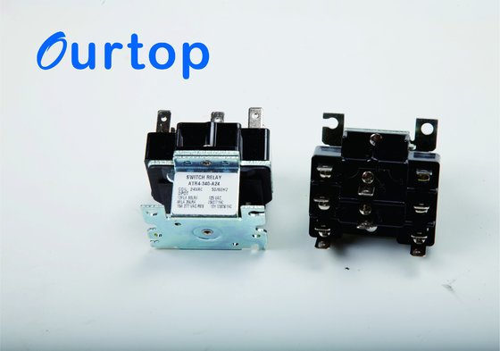 AC Relay Switch Air Conditioner Relay With 208-240 VAC Coil Voltage Overload Protection