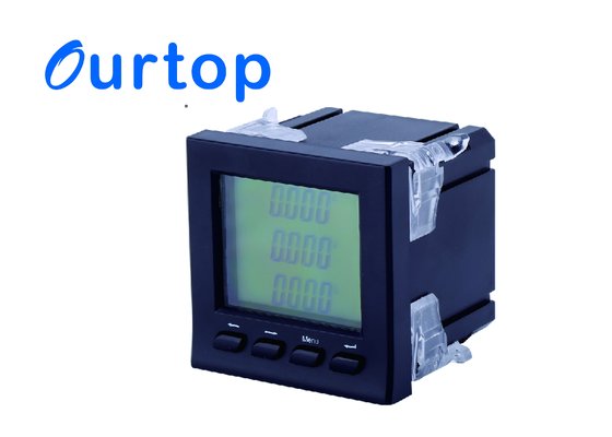 Multifunction Electric Digital Panel Meter , Digital Voltage Meter Single Phase