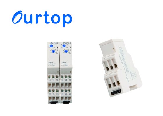 Multifunction Timer Relay 16A Din Rail Mounted With Control Signal 24~240VAC/DC 50-60Hz