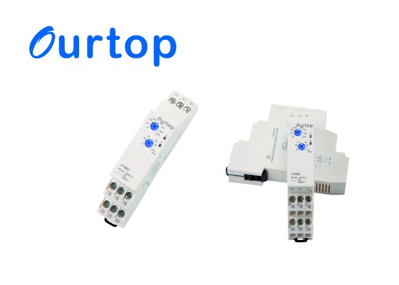 16A Multifunction Modular Timer Relay With Potentiometer Time Setting SPDT 1NO+1NC