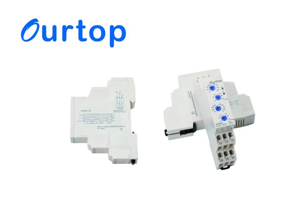 Electronic Multi Function Time Delay Relay DIN Rail Mounted Multi Voltage16A