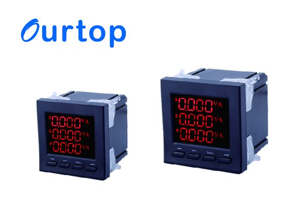 High Precision Digital Panel Meters Electric Smart Meter With P/Q/H/F Phase