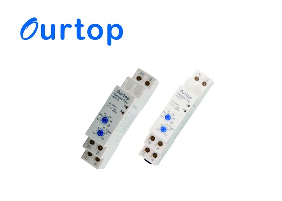 Mechanical Din Rail Electronic Staircase Lighting Timer With Switch Off Early Warning