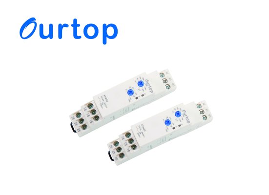 ATMS211C On Delay Time Relay With SPDT 1NO+1NC 35mm Din Rail Mounting