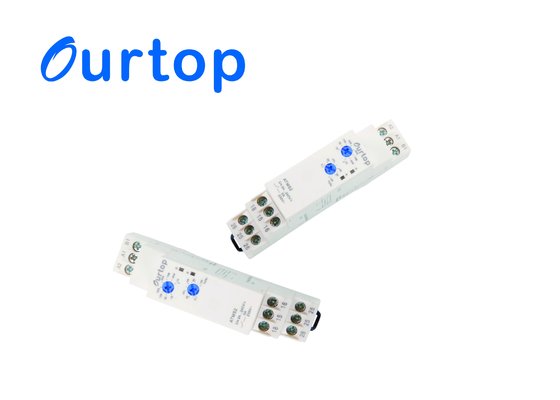Asymmetrical Flasher Multifunction Timer Relay 35mm Din Rail Mounting With Control Signal