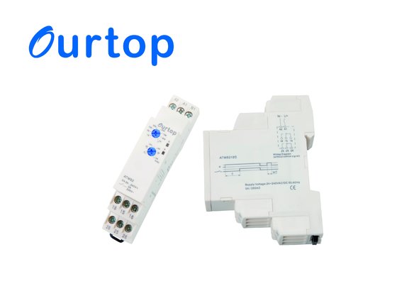 ATMS322C Multifunction Modular Timer Relay SPDT(1NO+1NC)  Time Range Can be customized