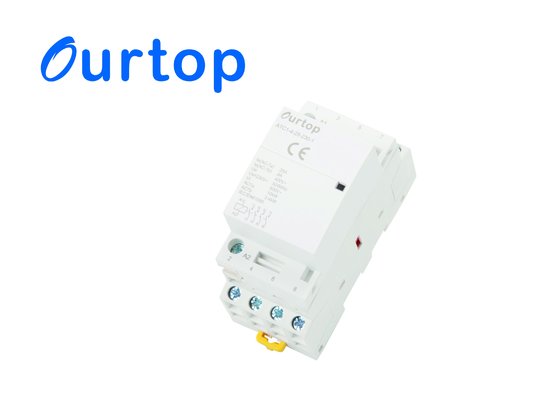 Din Rail Mounted Household Modular AC Contactor , 4 Normally Closed Contactor