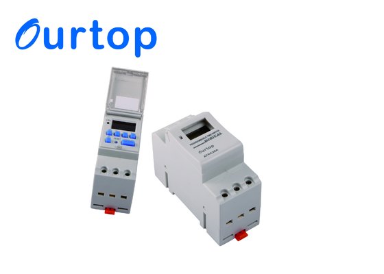 Electronic Digital Timer Programmable Time Switch , Din Rail Digital Timer Switch