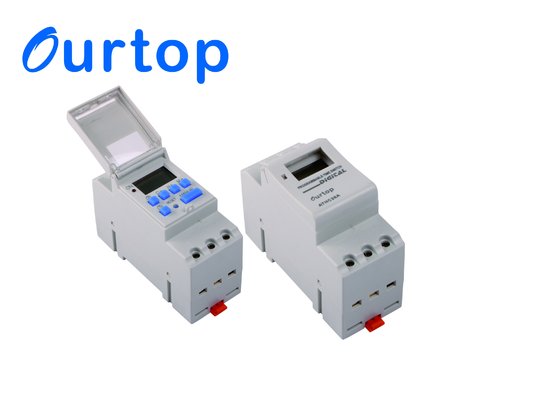 Din rail mounting Programmable Digital Timer Switch AC220V 50/60Hz IEC report
